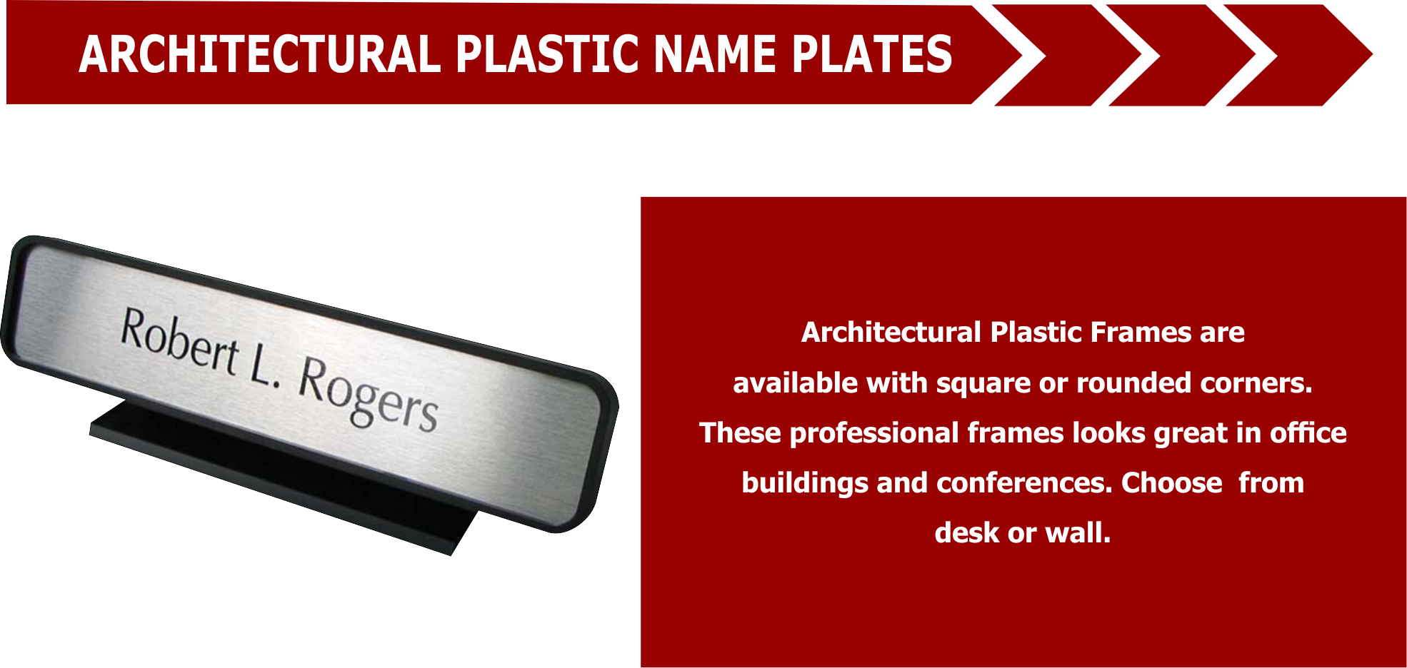 NAME PLATES